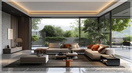 Architectural Digest style photo, Dining Room with ... - NỘI THẤT AI